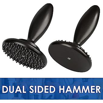 Reversible Meat Tenderizer, 3-in-1 Dual Sided Meat Tenderizer And ...