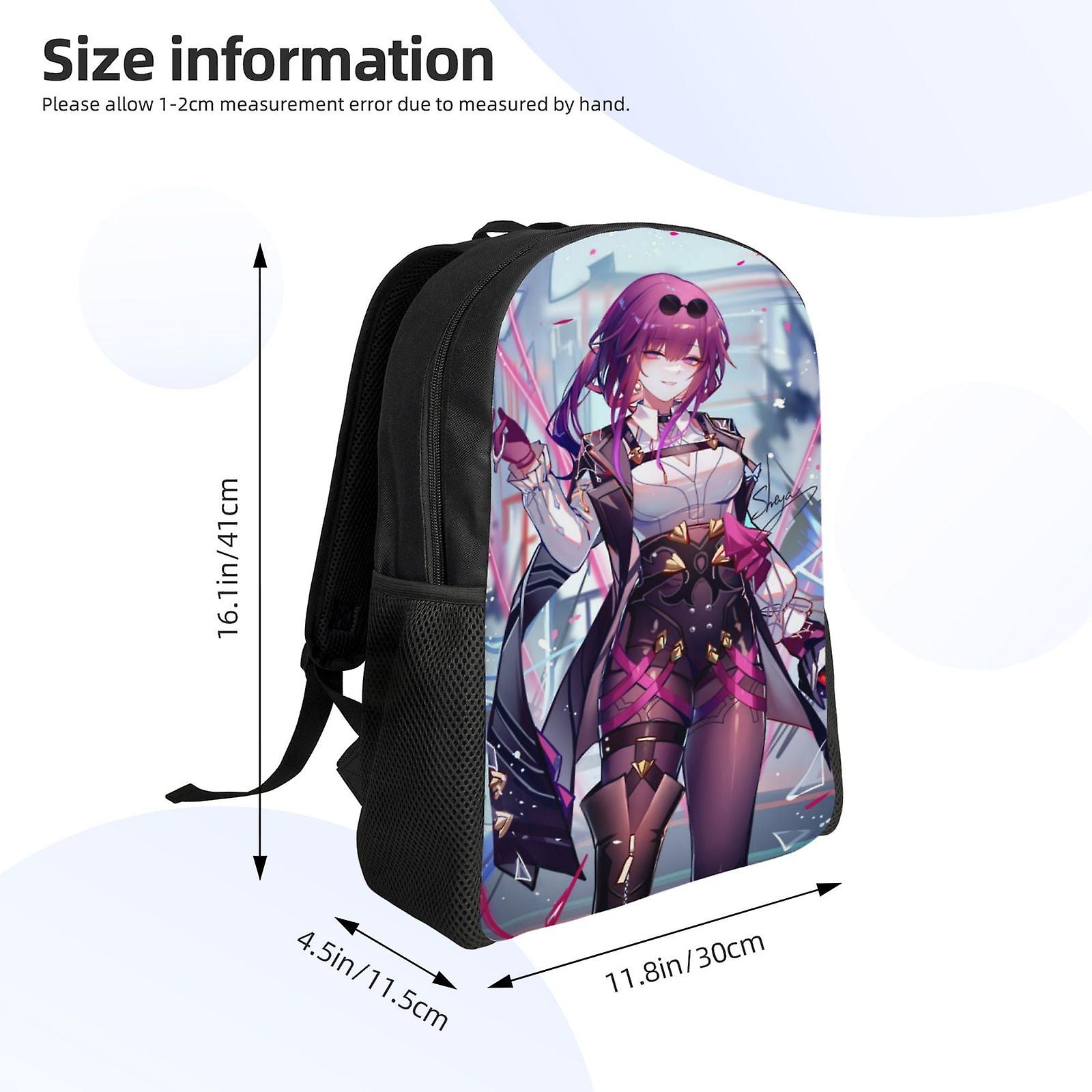 Kafka Honkai Star Rail Backpack Cute Anime Large Capacity Multifunction ...