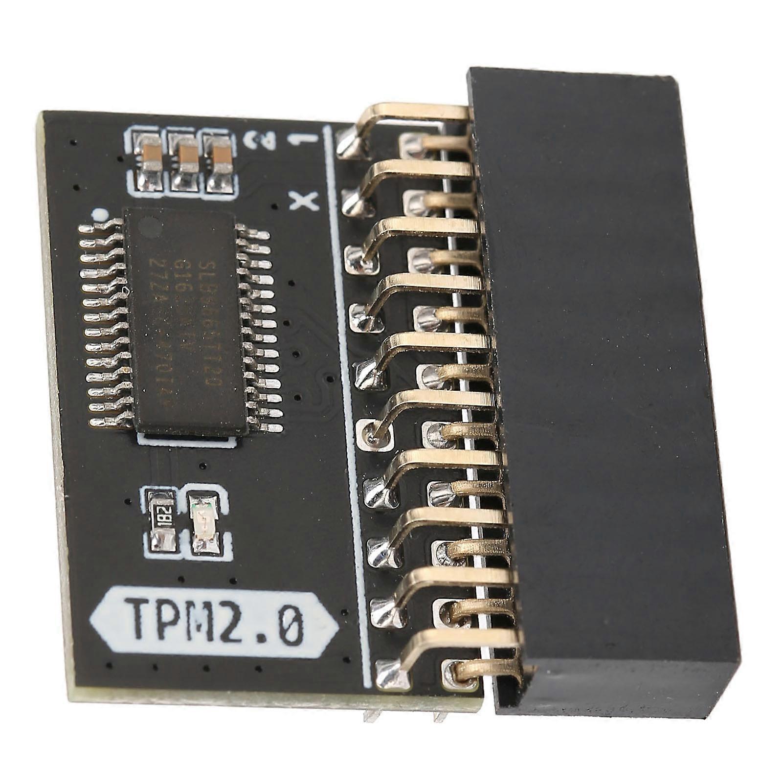 TPM 2.0 Encryption Security Module 20Pin 2 10P Standalone Crypto Processor TPM 2.0 Module for ...