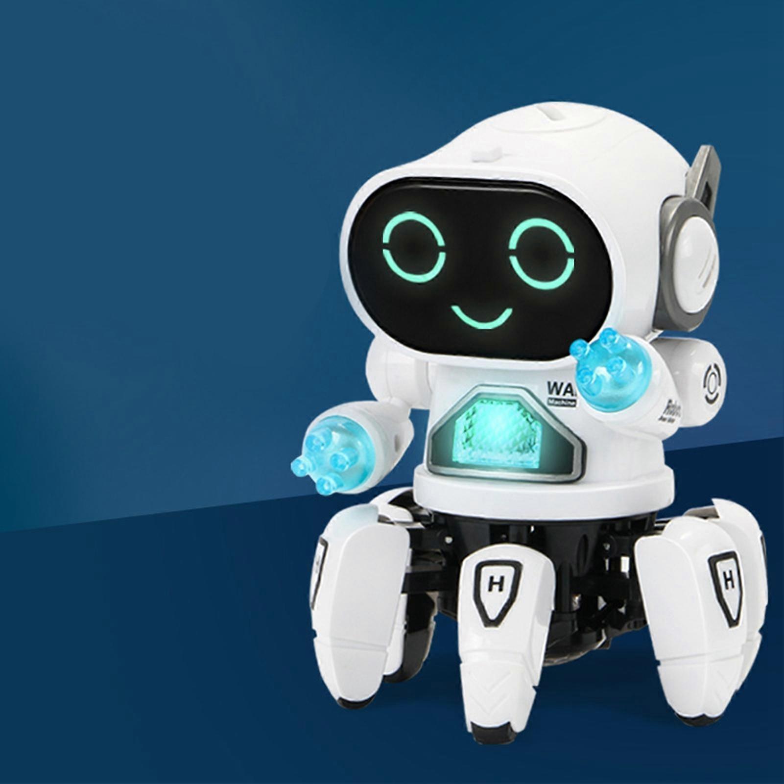 Robot Toy Six Claws Plastic Intelligent Dancing Singing Light Electric ...