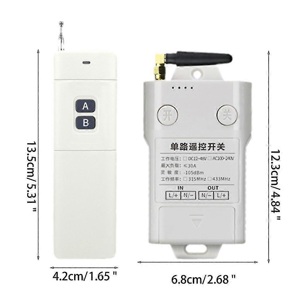 3000m Long-range Rf Wireless Remote Switch System Transmitter+receiver ...