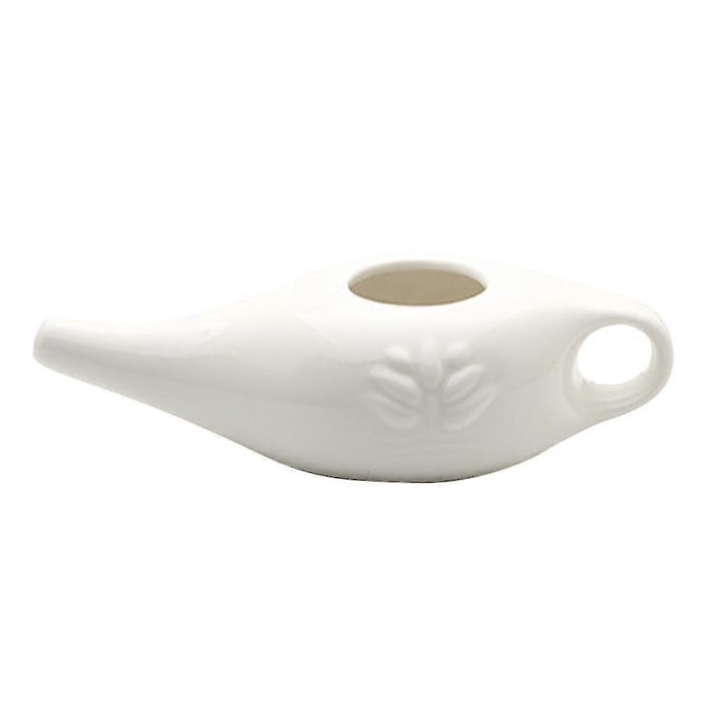 Ceramic Neti Pot For Sinus,250ml Handcrafted Yoga Neti Pot Nasal ...