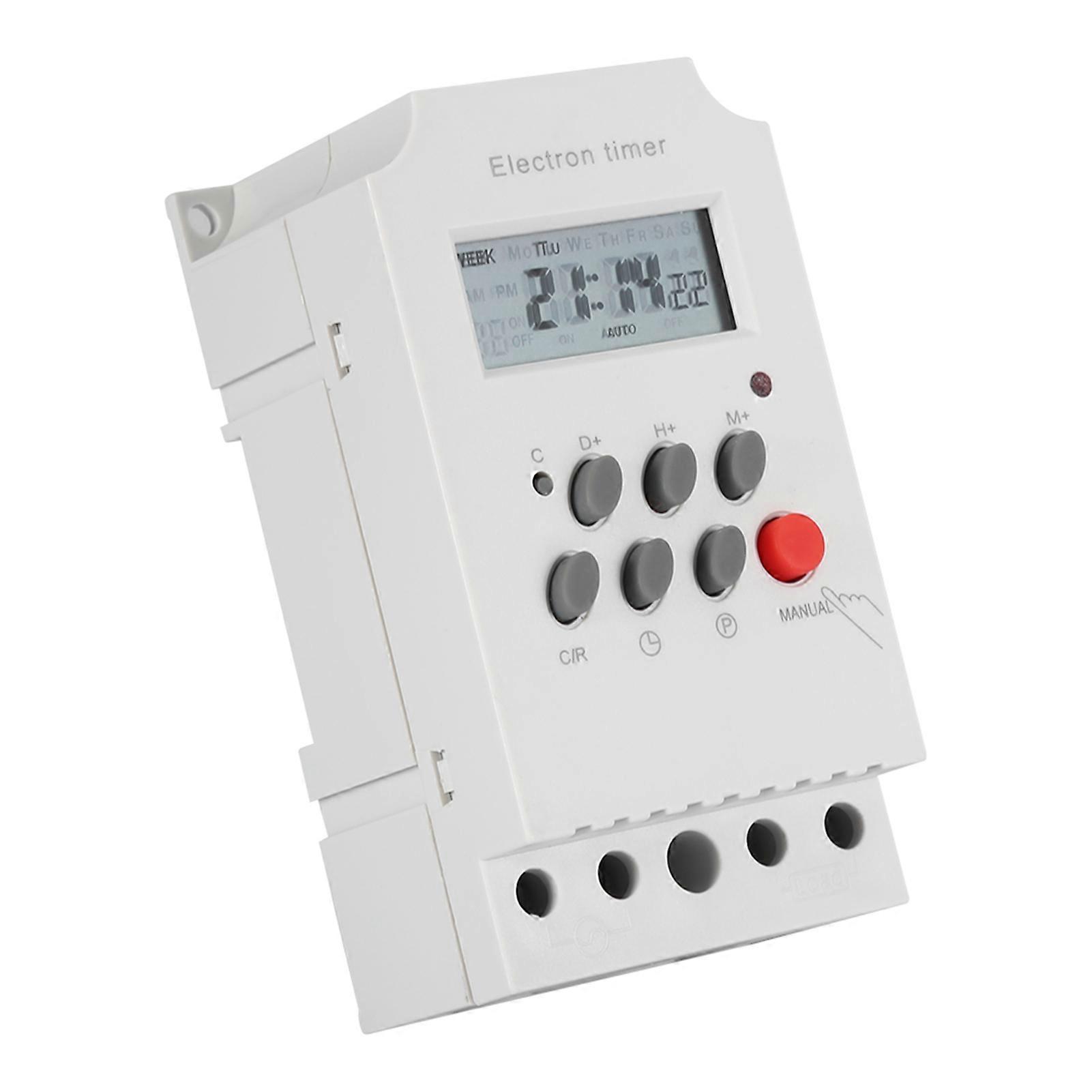 KG316T-II 30A Digital Timer Switch Programmable Electronic Time Control Switch (AC 220V) | Fruugo UK