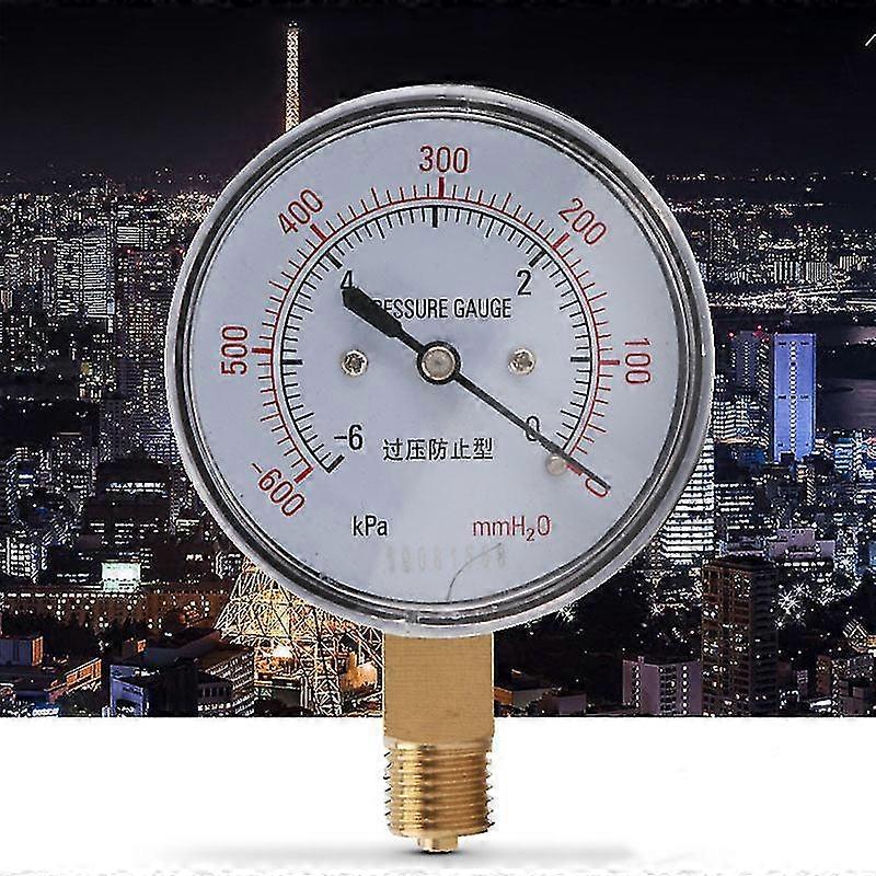 -4/-6/-10/-16/-25/-40 ~0 Kpa bellows pressure gauge vacuum pressure gauge vacuum negative ...
