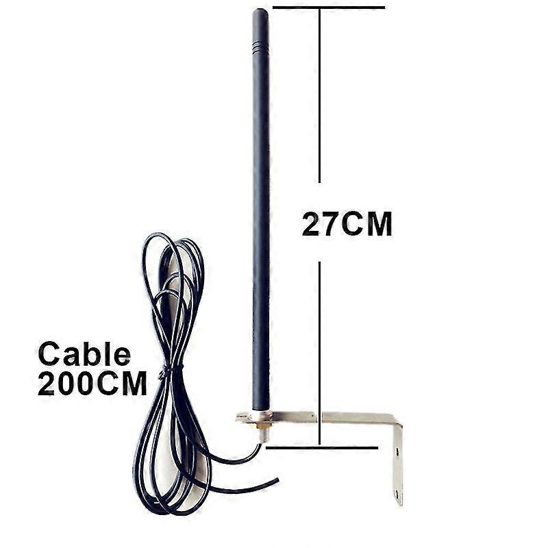 Outdoor 433.92mhz Antenna With Rg174 Cable Garage Door Remote Control Signal Enhancement Antenna ...