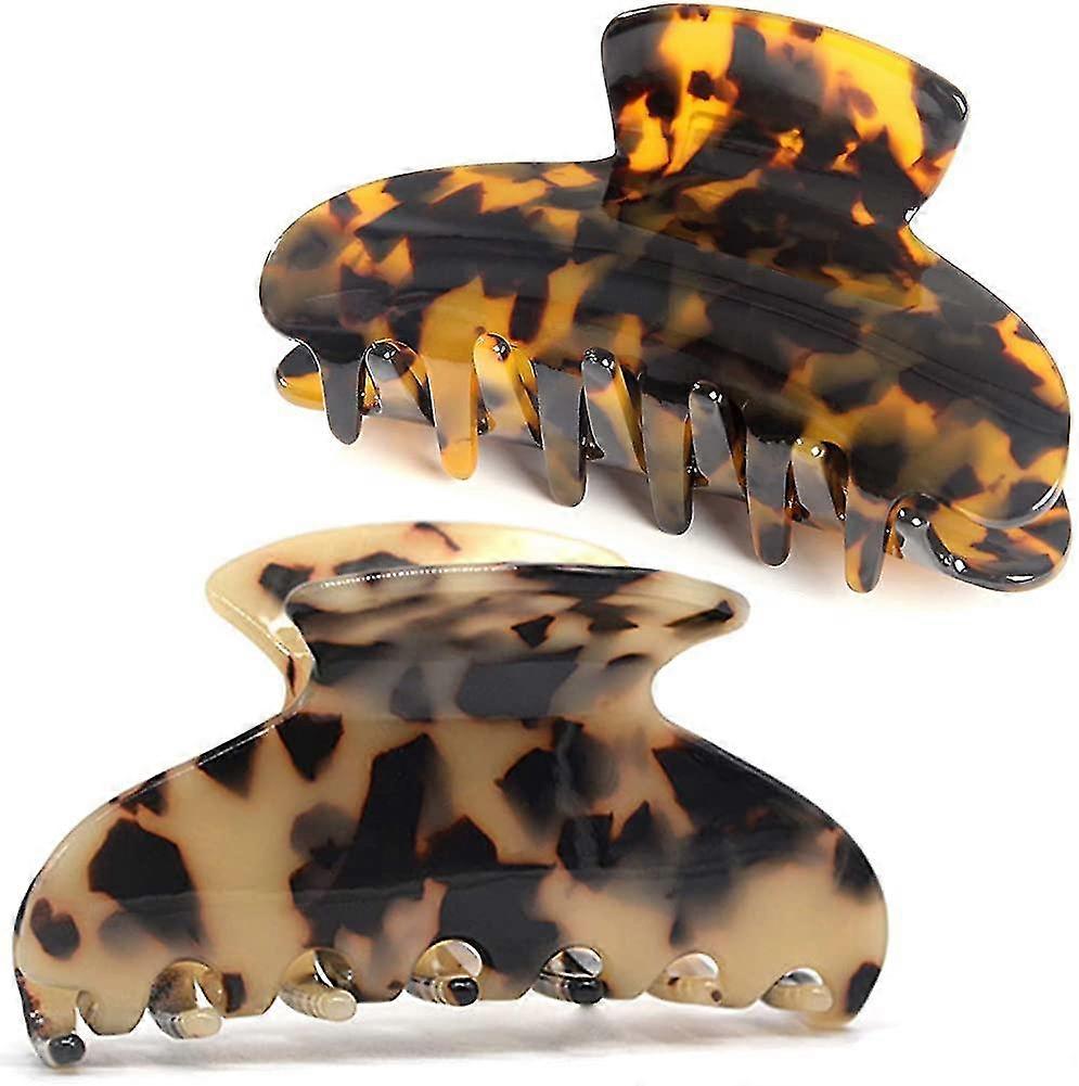 Big Hair Claw Clips Tortoise Shell Large Hair Claw Clips For Thick Hair,3.5 Inch | Fruugo UK