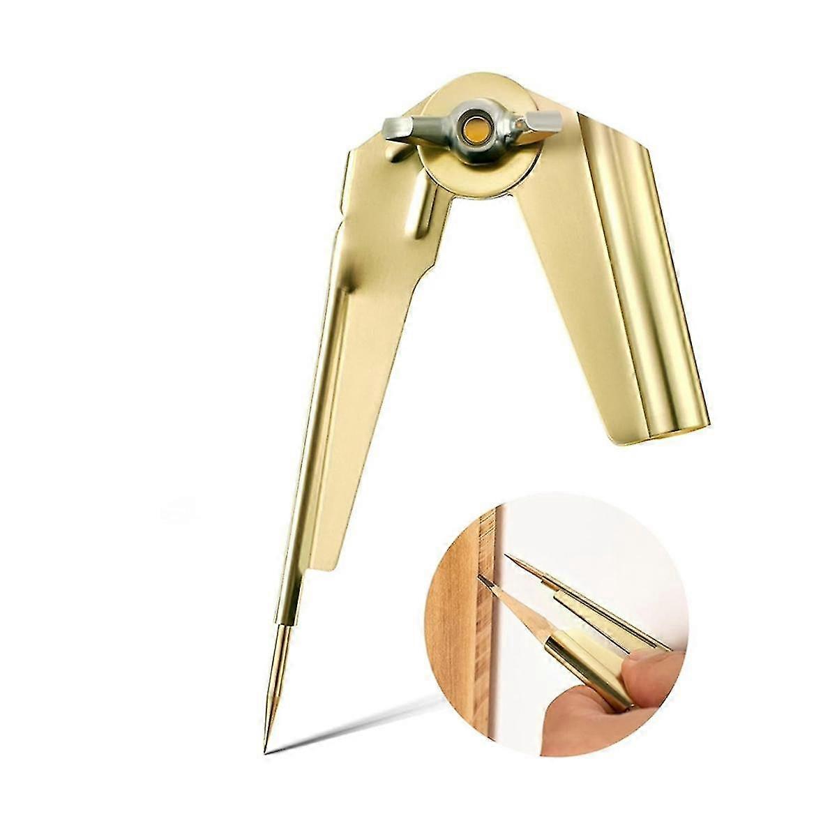 Pencil Compass And Scriber, Compass Scribe Tool, Woodworking Compass ...