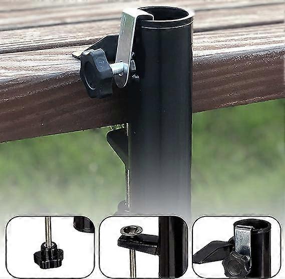 Parasol Holder Balcony Railing Parasol Holder Balcony Clamp Bracket For ...