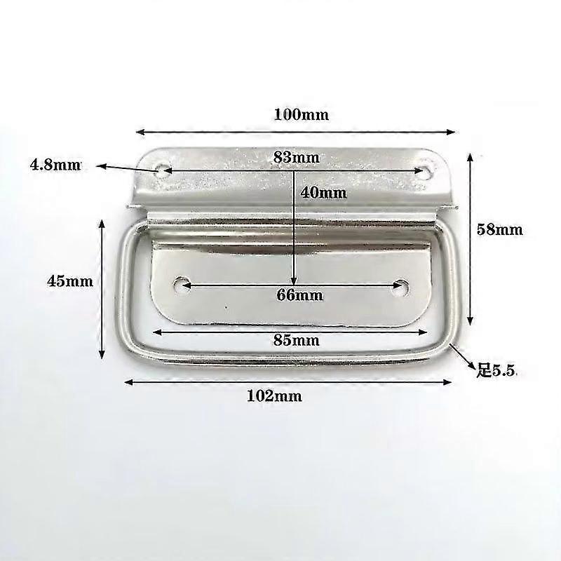 Folding Handle Stainless Steel Handle, Cash Drawer Handle Folding Cash ...