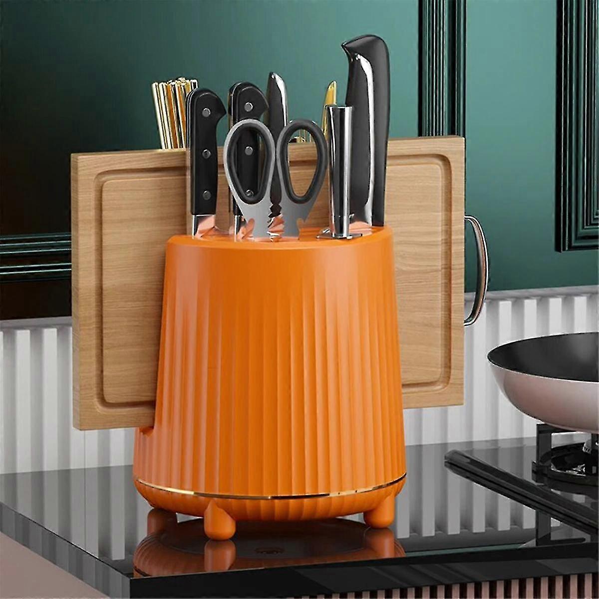 Rotating Knife Rack, Cutlery Rack, Spoon, Chopsticks, Fork Storage Rack ...