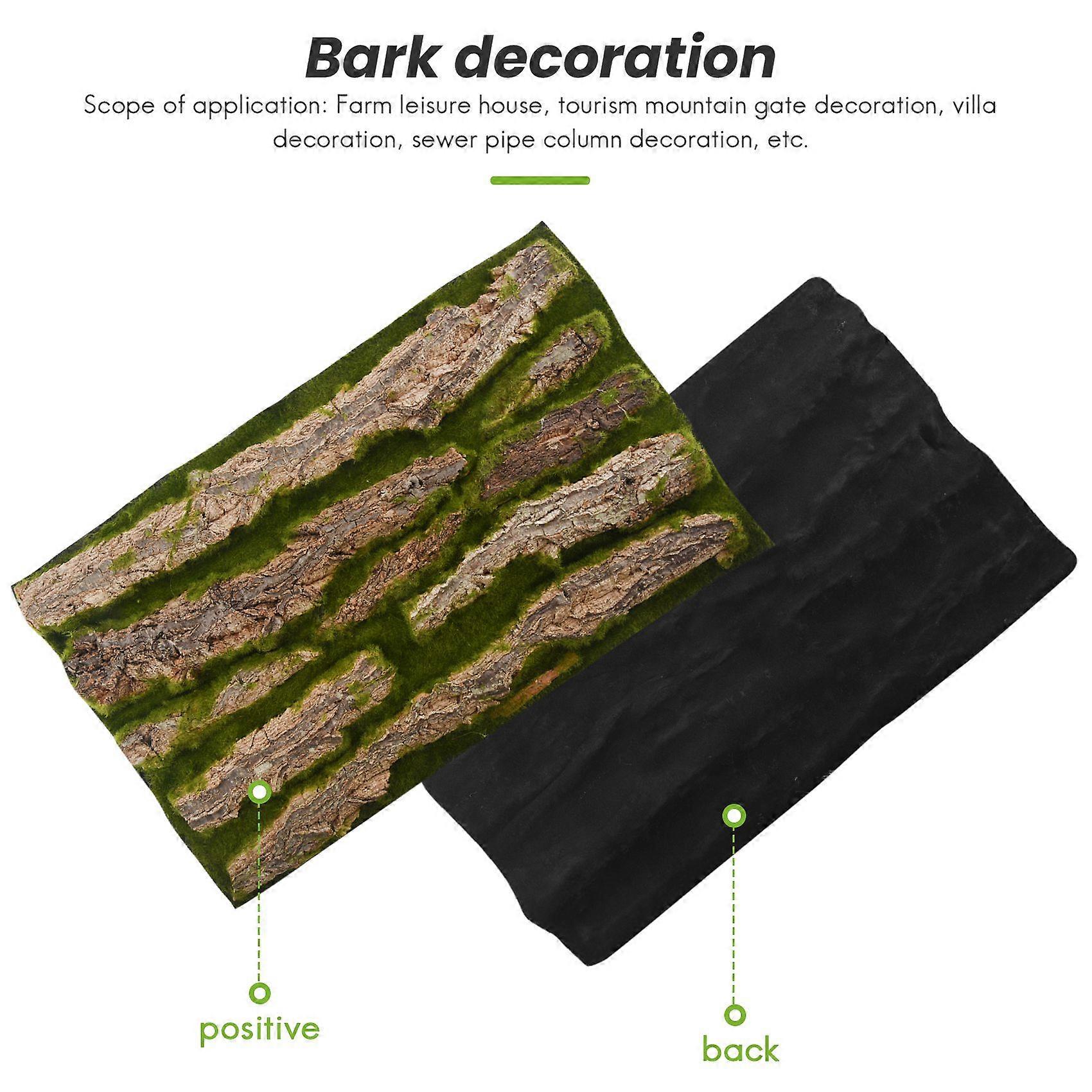 Artificial Bark Decoration Real Dried Pine Tree Bark with Artificial ...