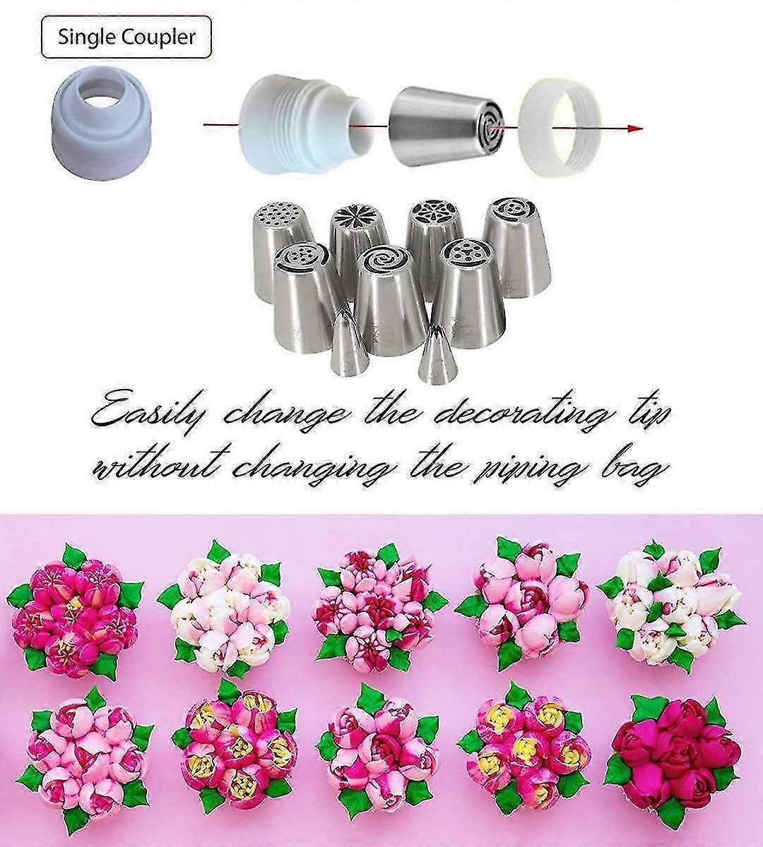 23 Pcs Russian Flower Nozzles Tool Set Torch Ball Leaf Nozzles Tips ...