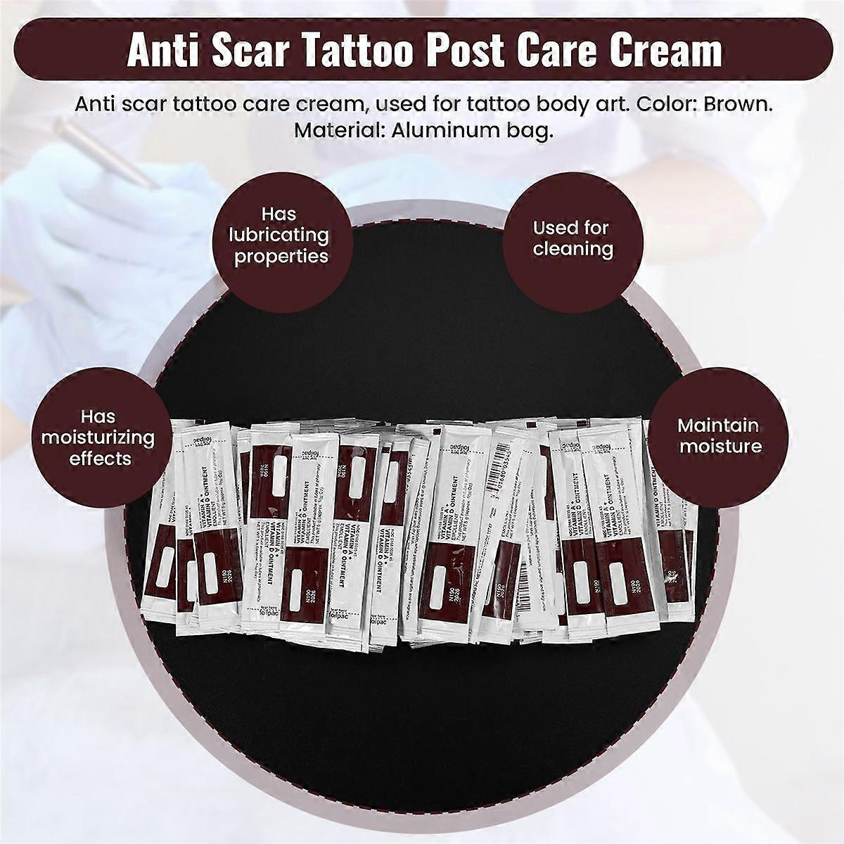 100Pcs Fougera Vitamin Ointment Anti Cream for Tattoo Body Art ...