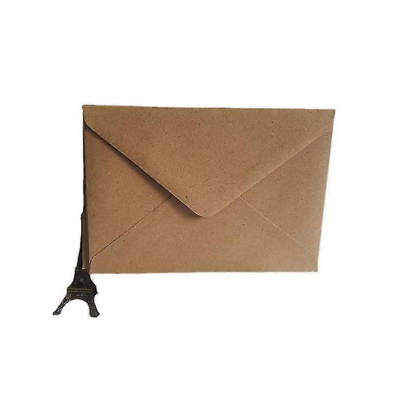 100 Pack Envelopes For Invitation- Brown Kraft Invitation Envelopes ...