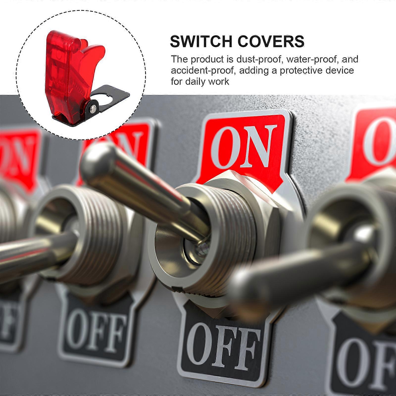 6 st Växla Strömbrytare Skydd Växla Panel Skydd Strömbrytare Lock ...