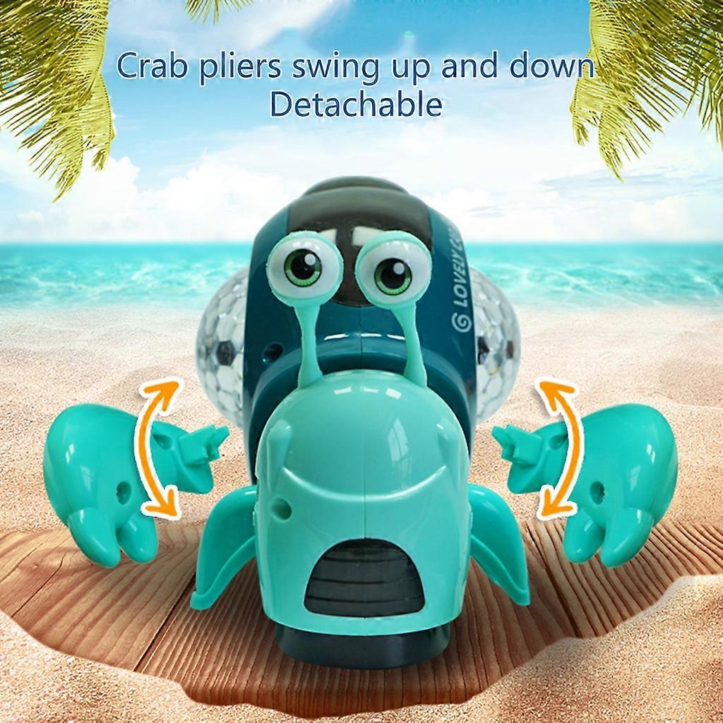 Colorful Crawling Crab Shape Education Toy with Music Light Universal ...