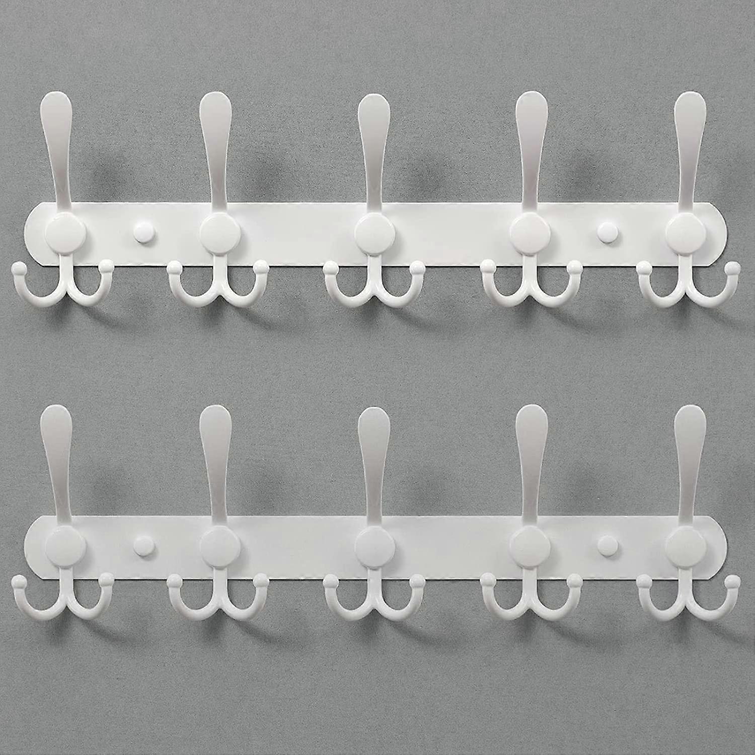 Wall Mounted Coat Rack - Designer Coat Hooks with Bi-Directional Carbon ...