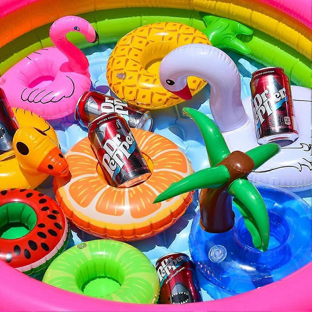 Inflatable Drink Holder 3 Pack Drink Pool Floats Cup Holders for Summer ...