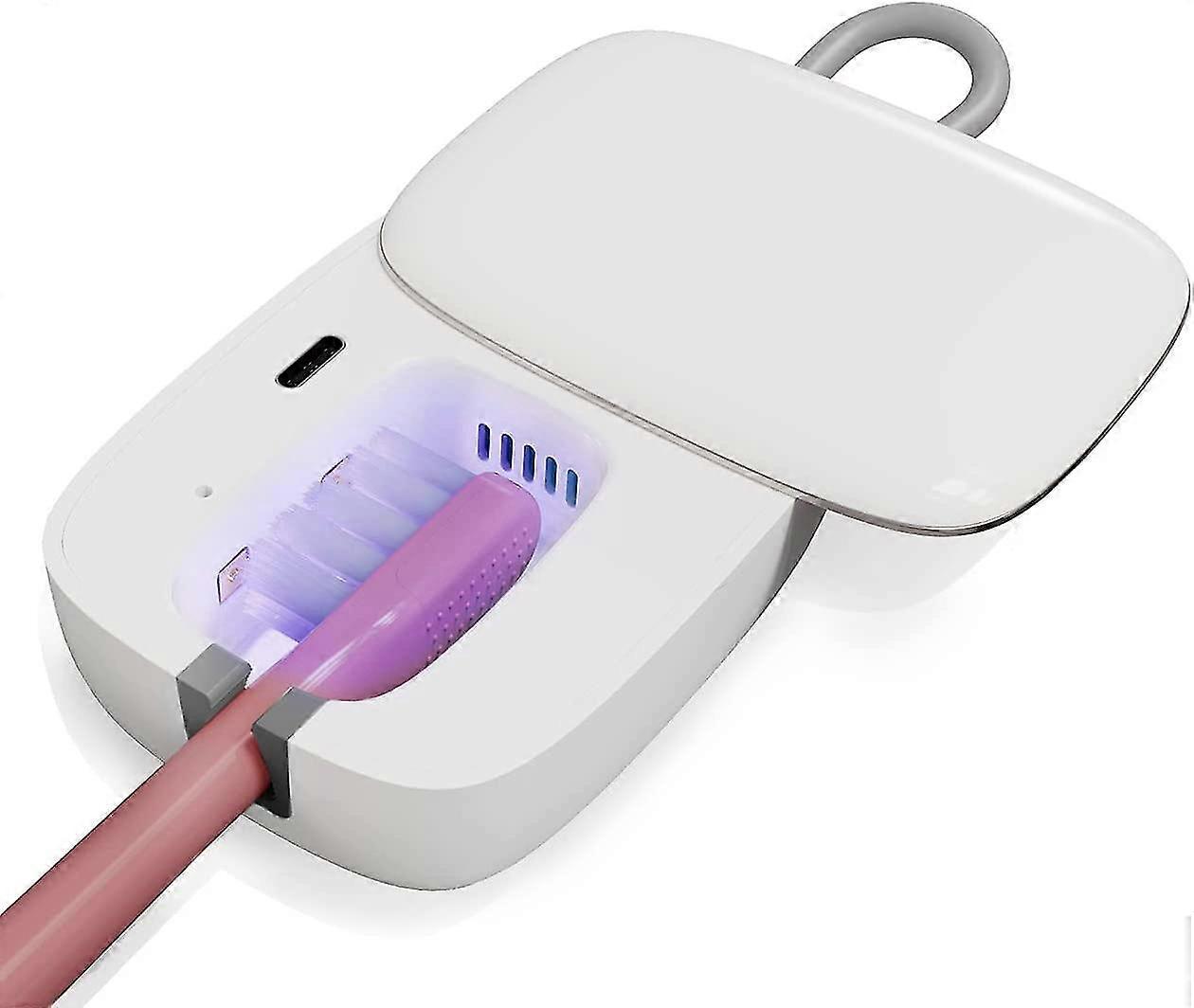 Toothbrush Sanitizer Antibacterial Toothbrush Covers With Uv Light And ...