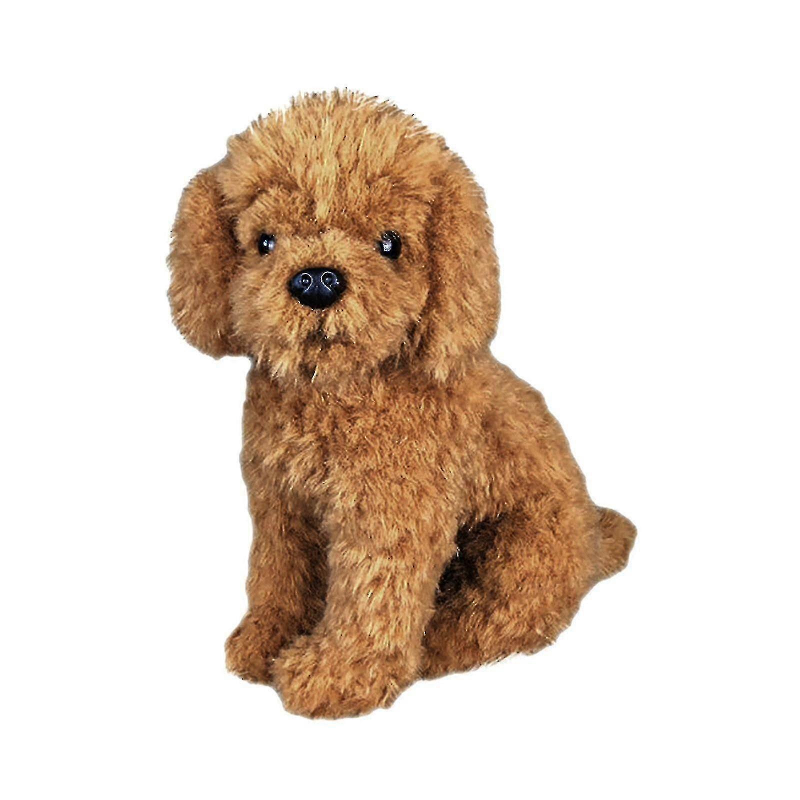 Realistic Plush Toy Dog Labradoodle Dog Plush Stuffed Animal For Kids ...