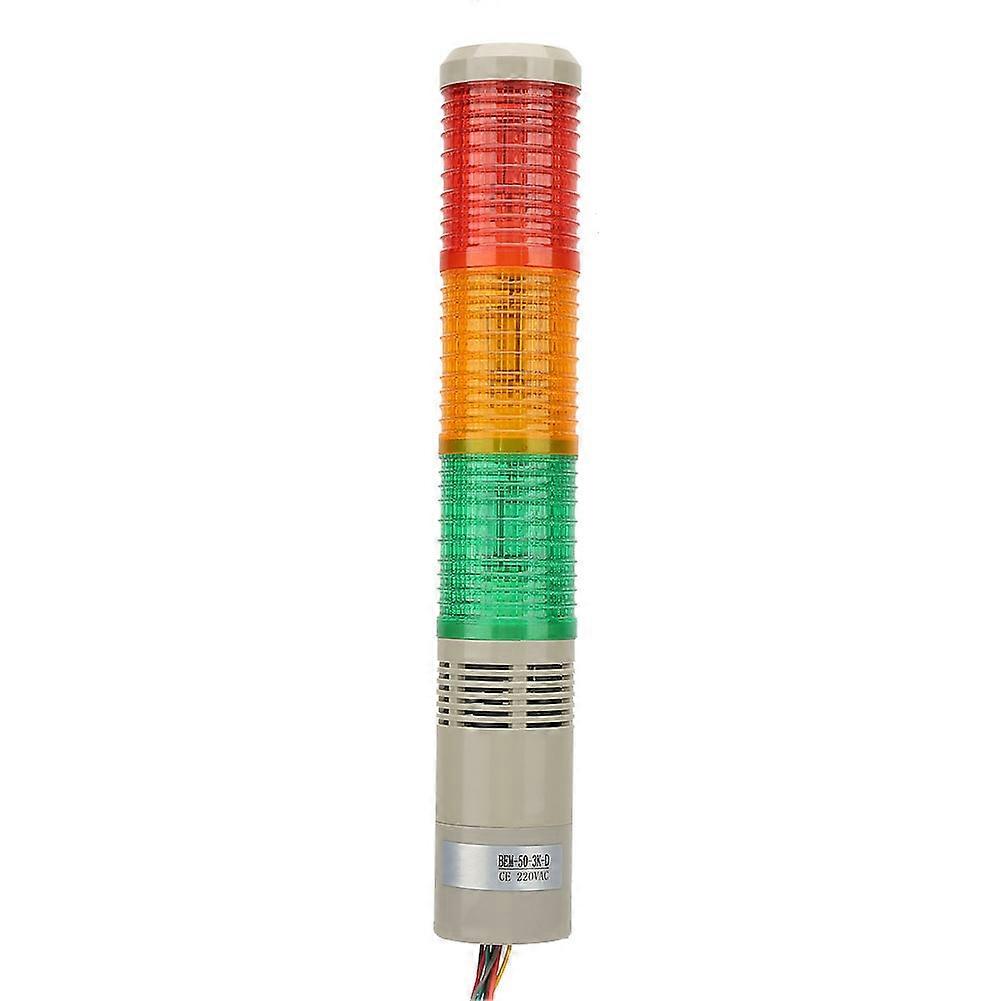 220VAC Machine Warning Light LED Indicator Caution Signal Constant ...