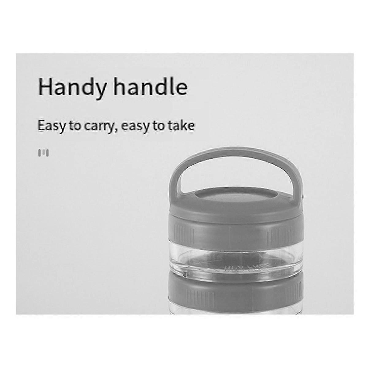 Stackable Snack Containers for Kids and Adult, 4 Stackable Snack Cups ...