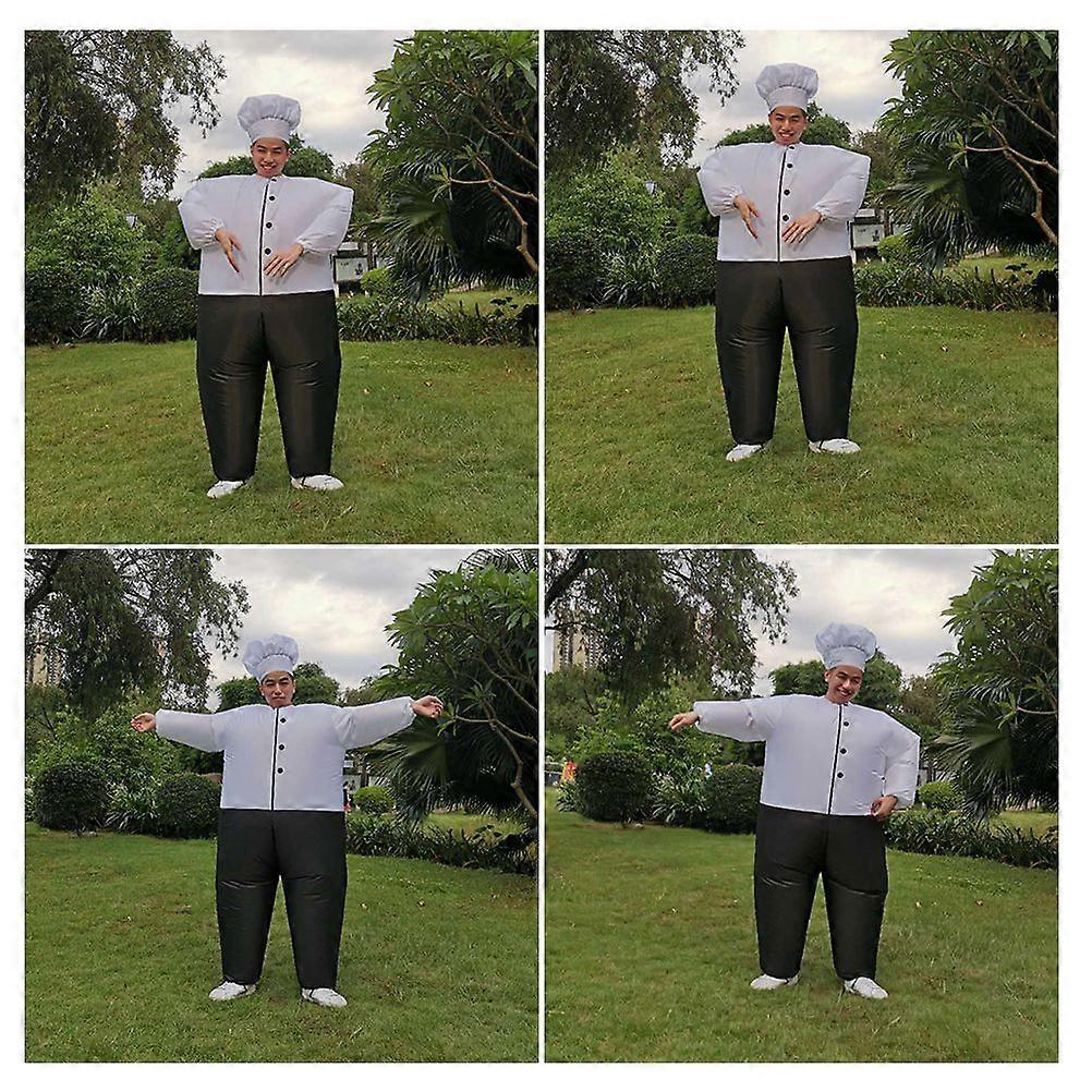 Fat Chef Cosplay Costumes Halloween Inflatable Clothes Funny Master ...