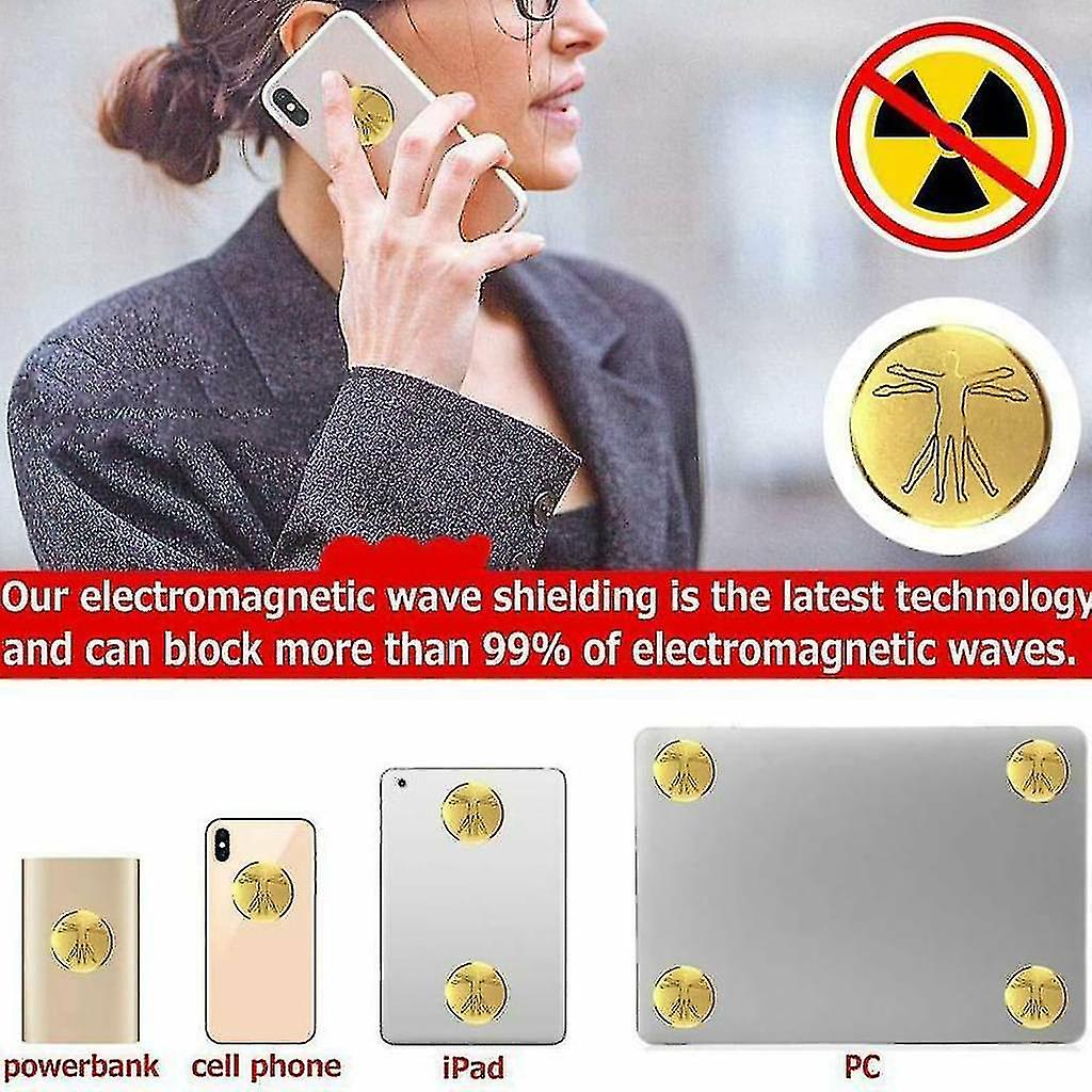 10 Pieces Radiation Protection Cell Phone Stickers Emf Blocker Devices ...