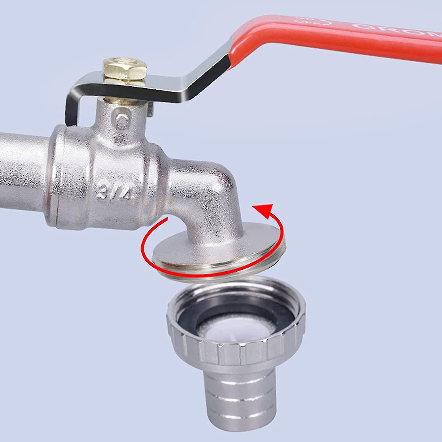 Ibc Tank Tap Adapter,1/2" Garden Lever Tap Valve,ibc Tote Tank Drain ...