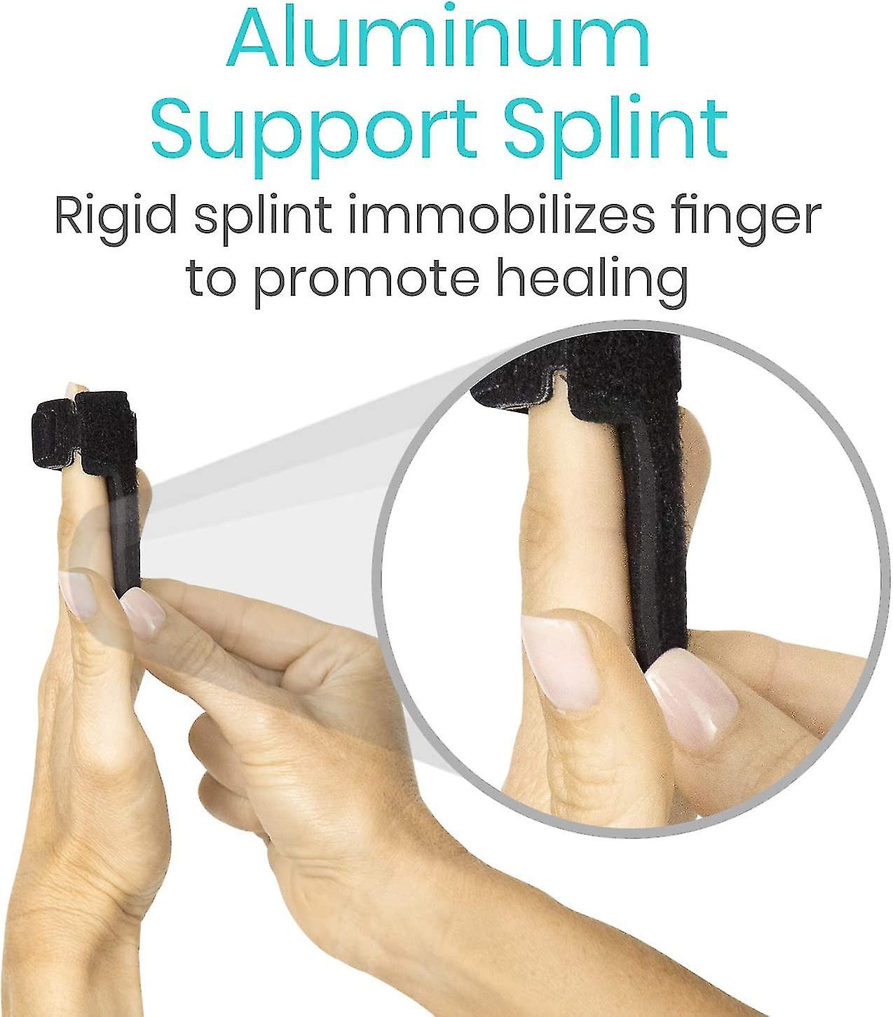 Trigger Finger Splint Brace - Middle, Pinky, Pointer, Ring and Thumb ...