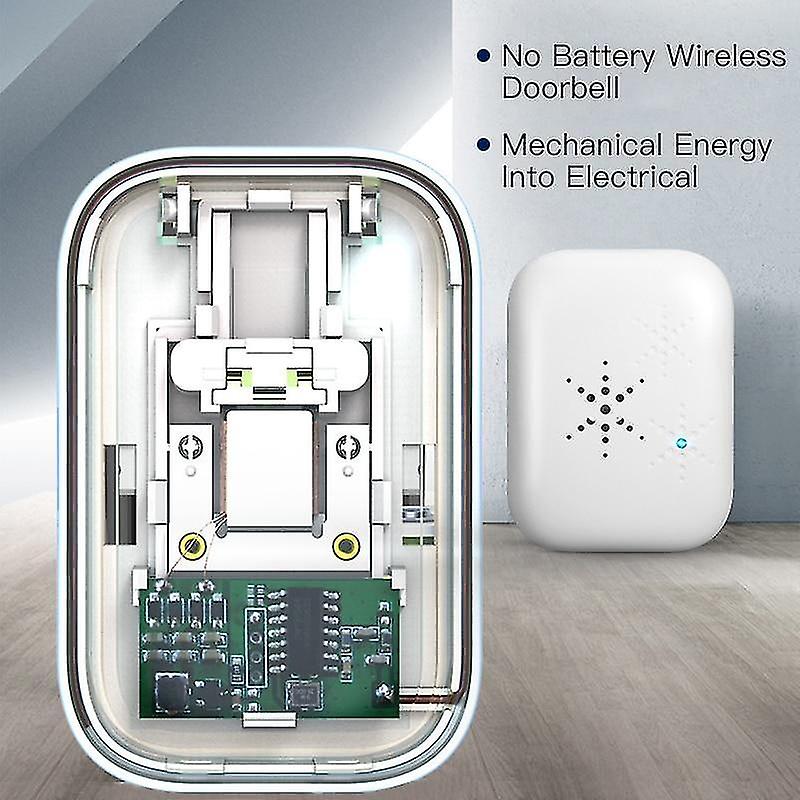 L Self-powered Wireless Doorbell Without Battery | Fruugo SE