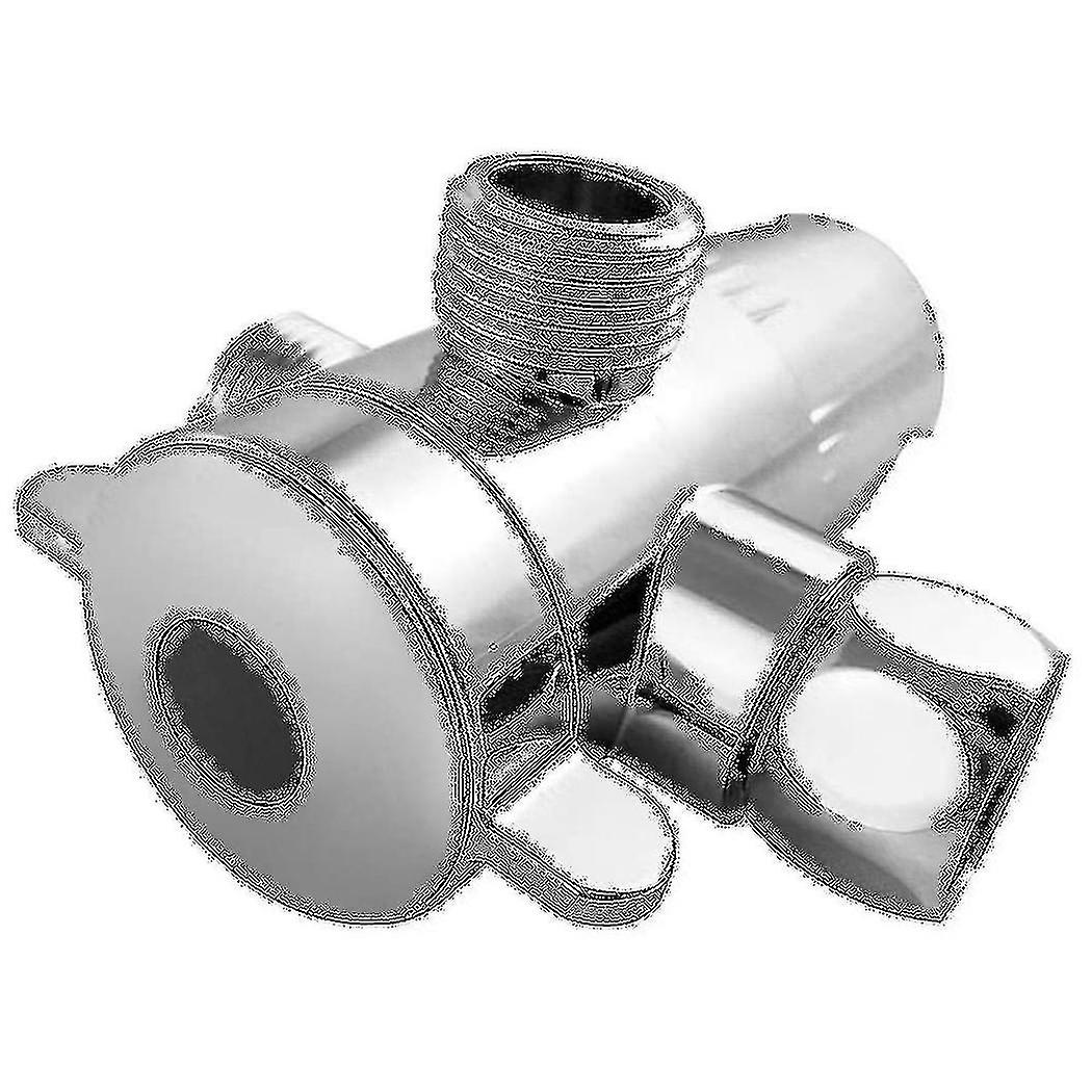 3 Way Shower Diverter With Hand Shower Cradle Faucet Overhead Spray ...