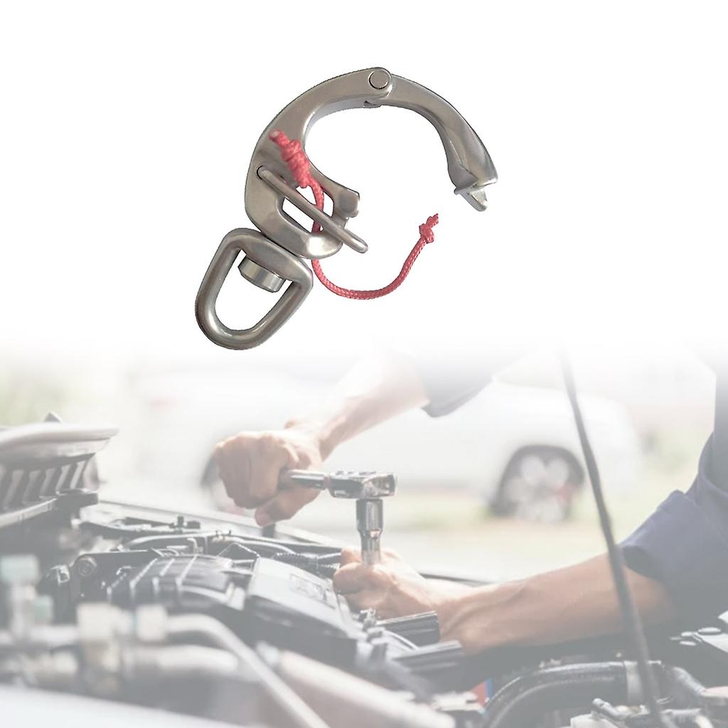 Stainless Steel Swivel Eye Bolt Snap Hook Marine Boats Swivel Bolt Snap ...