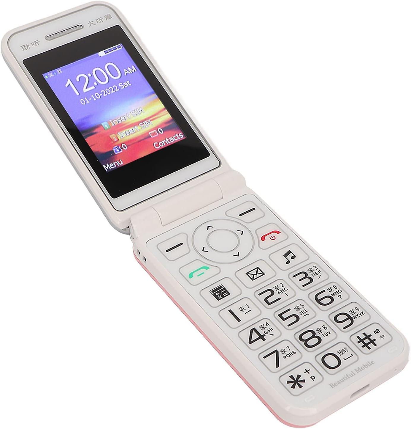 Flip Phones for Seniors, 2G Flip Cell Phone with 2.4 Inch Screen, Dual ...