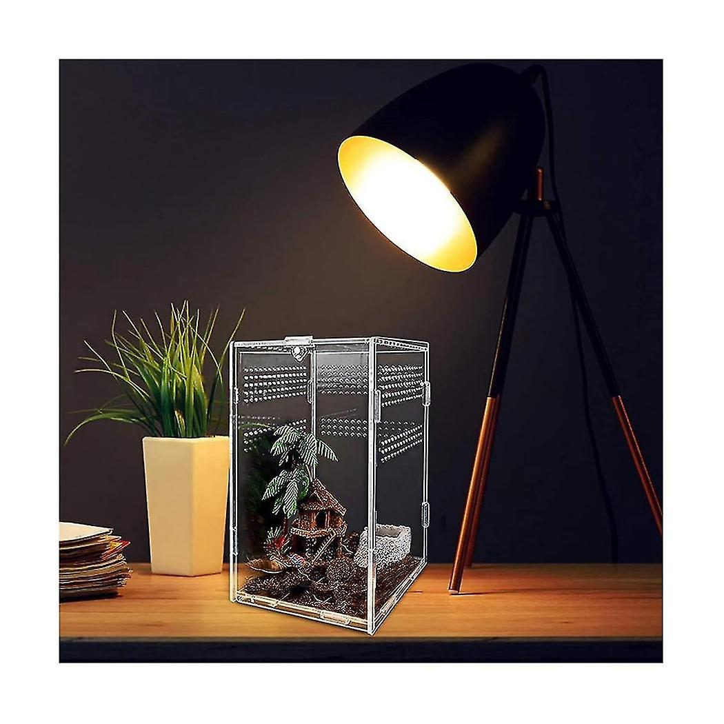 Reptile Terrarium Box, Reptile Food Box, Transparent Insect Food Box ...