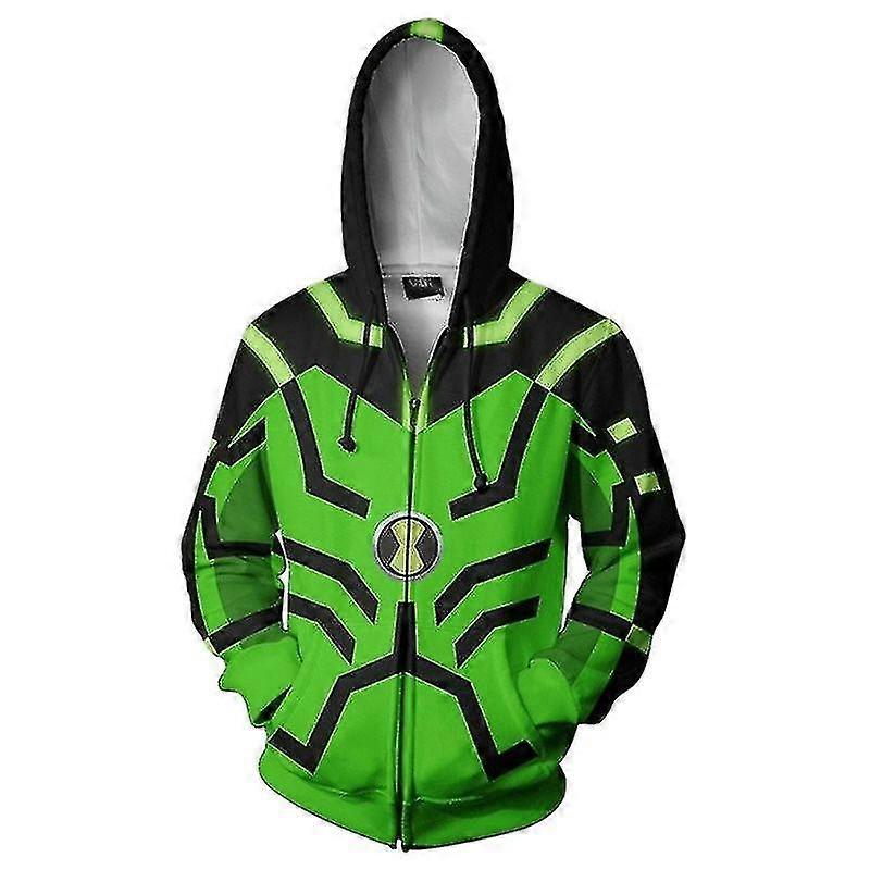 Game Ben 10 Alien Force Hoodie Halloween Cosplay Costume Men 3d Print ...