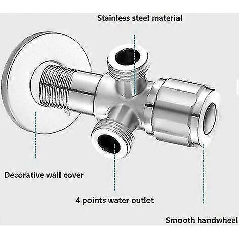 Stainless steel angle valve double angle valve diverter valve double ...