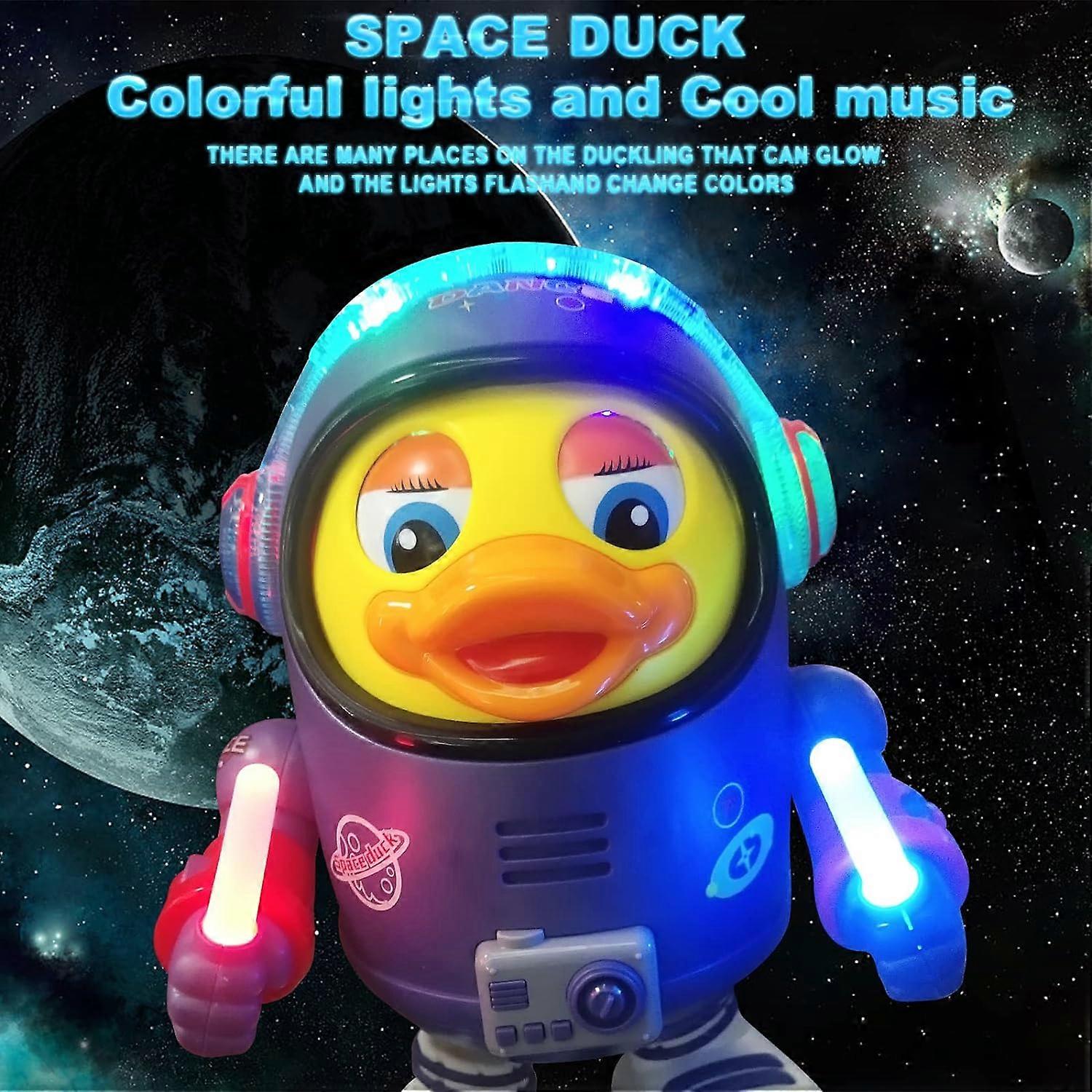 Electric Space Duck, Electric Toys with Lights and Sounds, Moving ...
