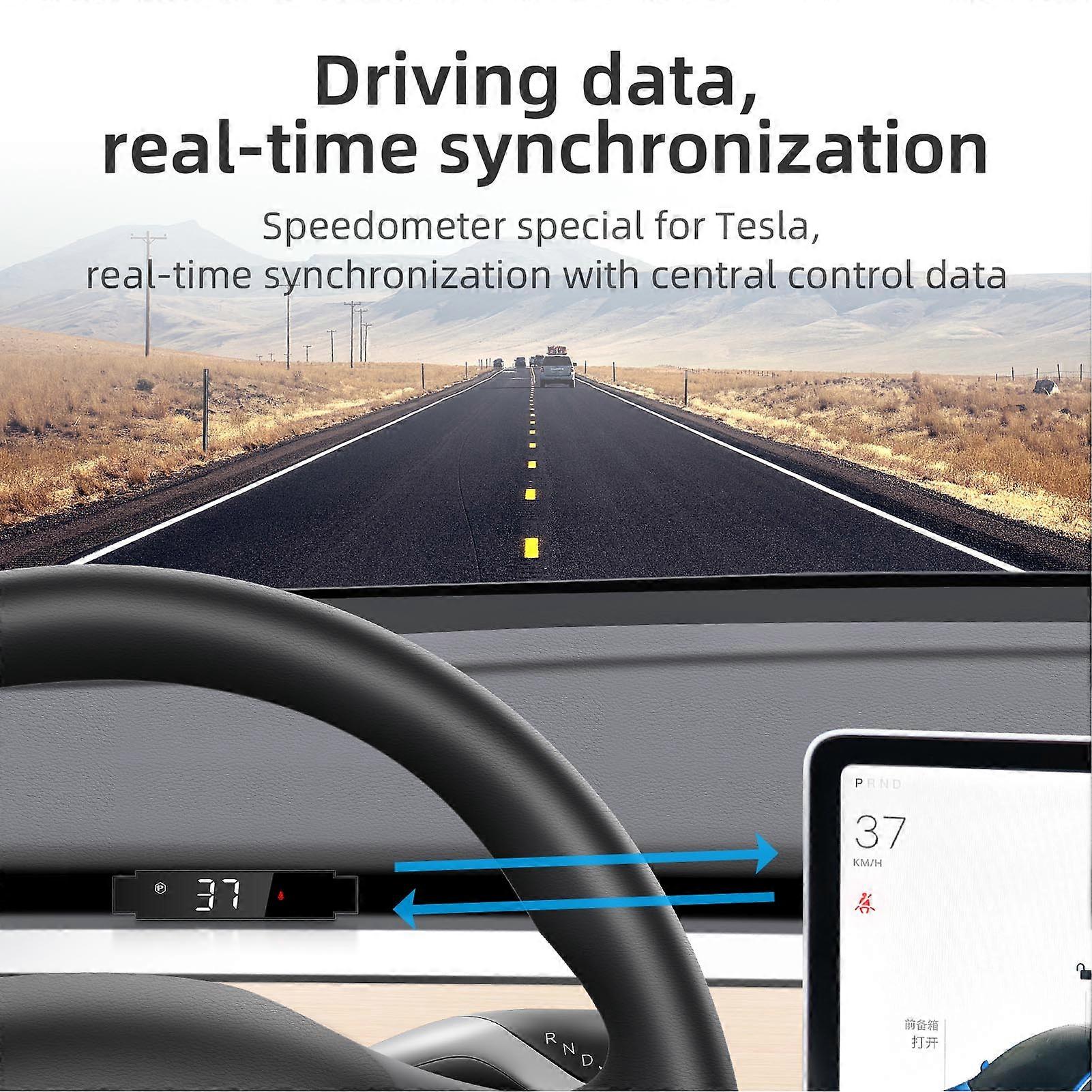 LCD HUD Display Dashboard Speedometer Gear Turn Signal Monitor ...