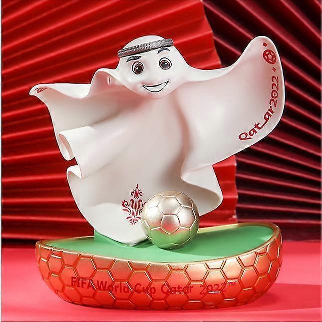 2022 Qatar Football World Cup Cape Mascot Keychain Doll Craft Kits Gift ...