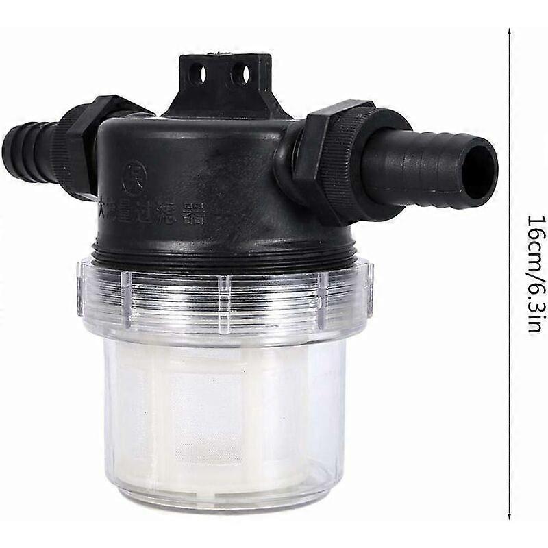 Water Pump Filter Net Sprinkler Adjustable In-Line Transparent Mesh ...