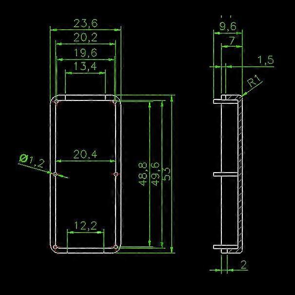 Usb Stick Plastic Box Electronics Enclosure Usb Flash Drive Housing ...