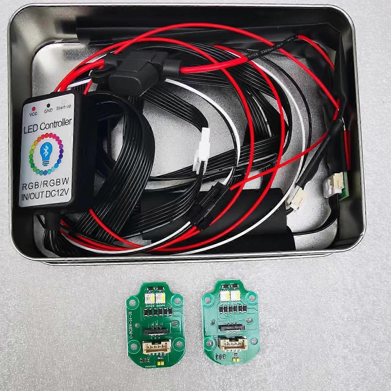 Icedriver for Mercedes Benz C class Yellow DRL RGB multicolor LED ...