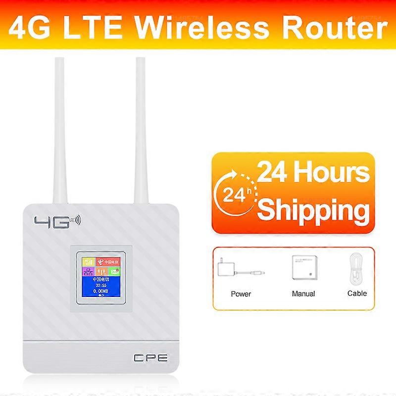 4G LTE CPE Wifi Router CAT4 150Mbps Wireless Router Unlocked 4G LTE SIM ...