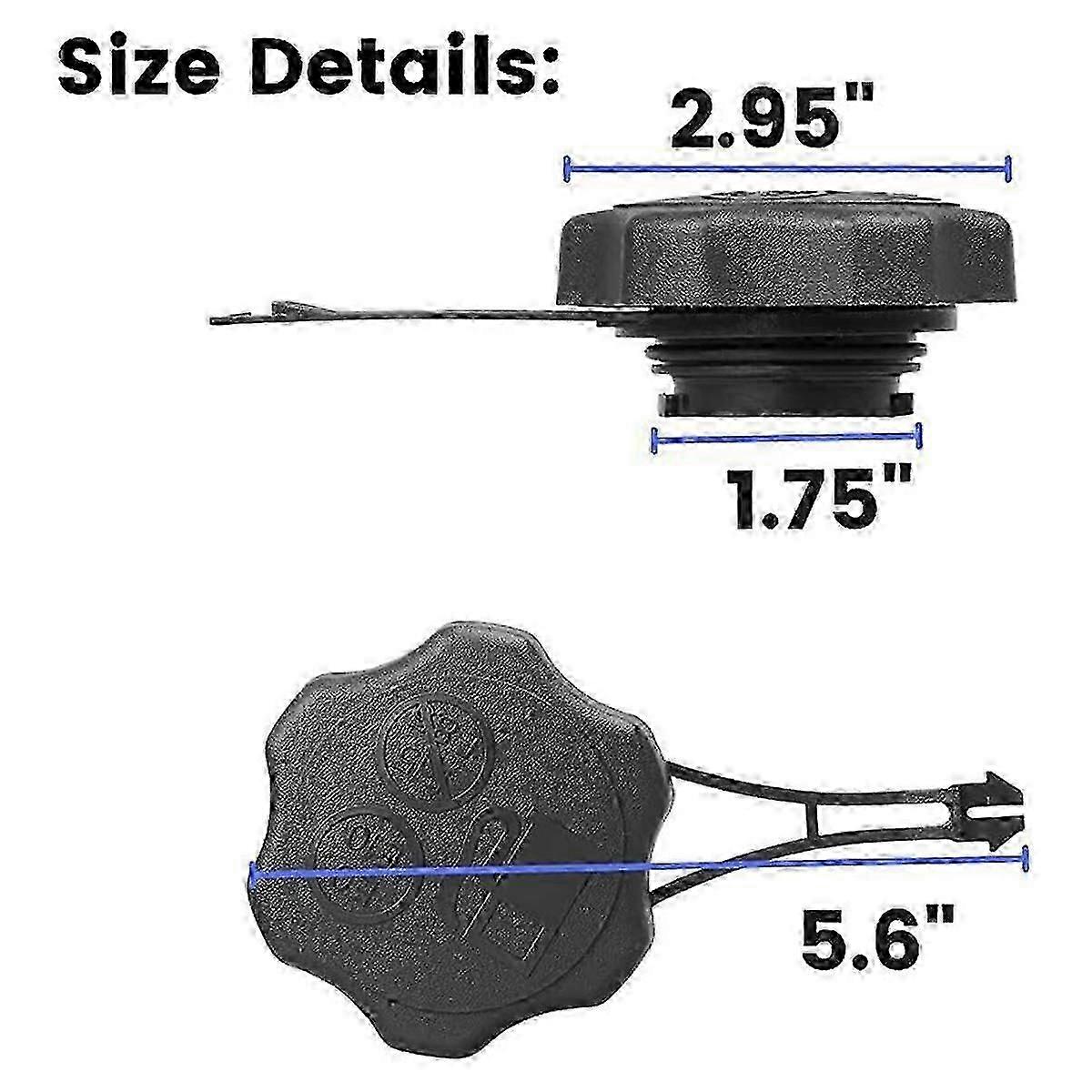 594061 Gas Cap Replacement Fit for Lawn Mower, Fuel Tank Cap for 675Exi ...