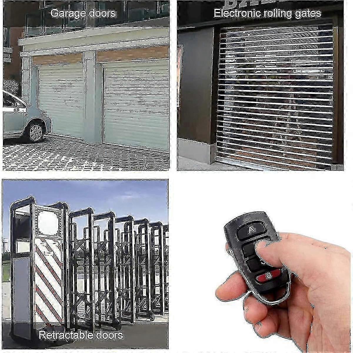 4-Pack Universal Remote Key Fob for Garage Door & Gate Opener ...