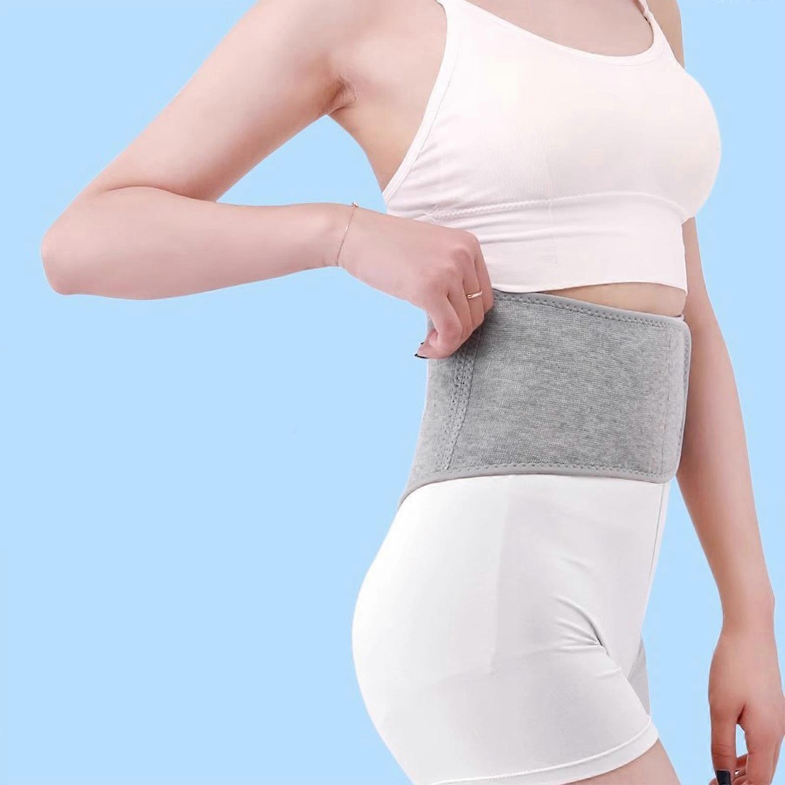 Solid Unisex Thermals Waist Support Abdomen Back Warmer Winter Thicken ...