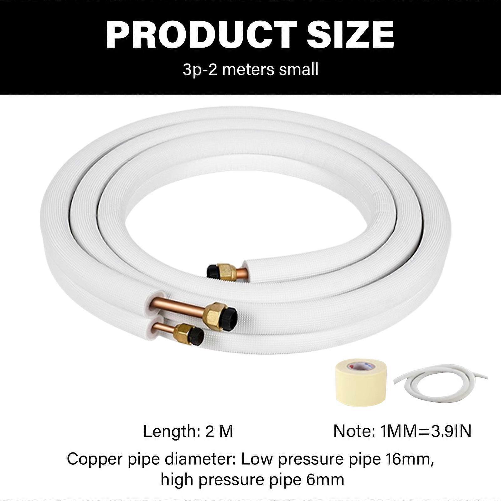 Air Conditioning Copper Hose Extension Thicken Insulation Cotton Copper ...