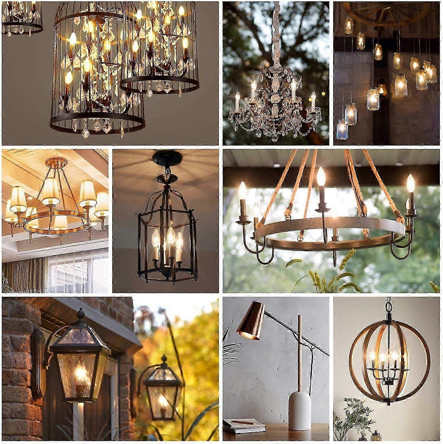 28W Halogen Candles Light Bulbs, 5 Pack SES E14 Halogen Candle Bulb ...