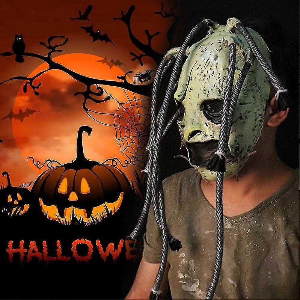 Slipknot Mask Horror Latex Grimace Tree Mask Realistic Cosplay Props ...